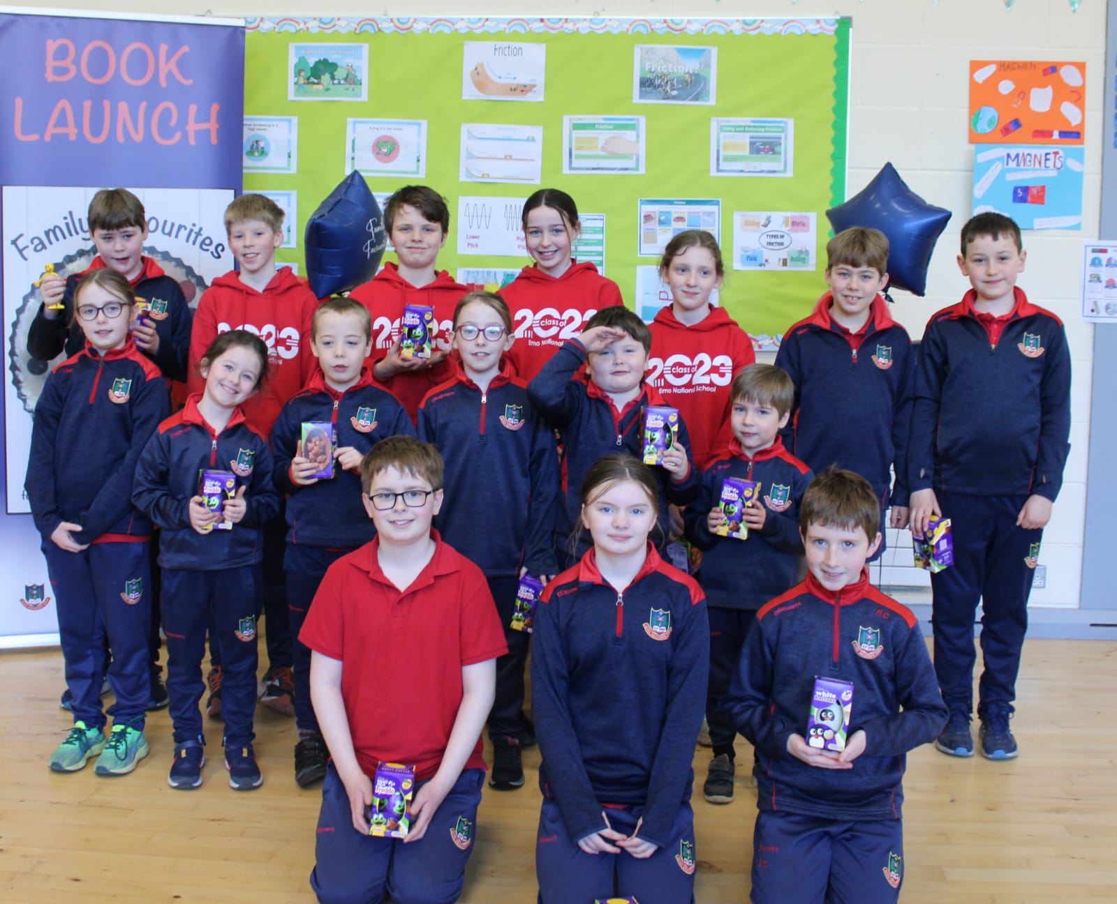 Children celebrate the Launch of New Cookbook – Emo National School